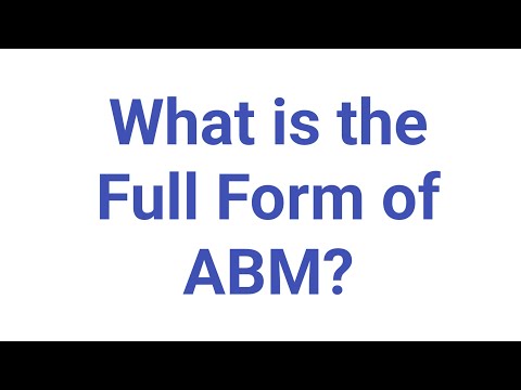 ABM FULL FORM PART-1944// WHAT IS THE FULL FORM OF ABM?