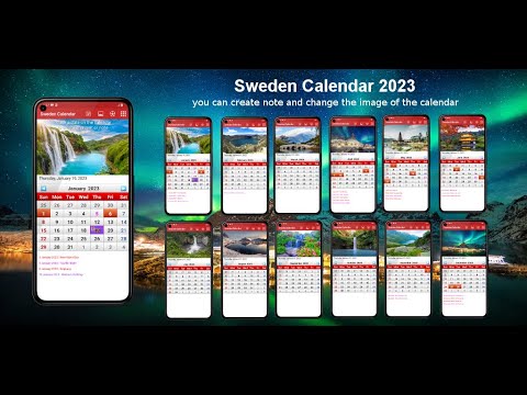 Sweden Calendar 2023 - 2025
