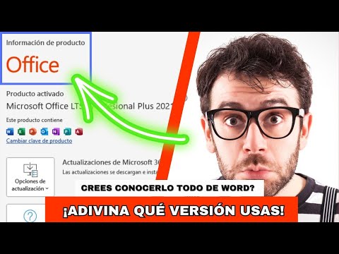 Cómo Saber Qué Versión de Word u Office Tengo Instalada en pc windows (Word, Excel, PowerPoint)