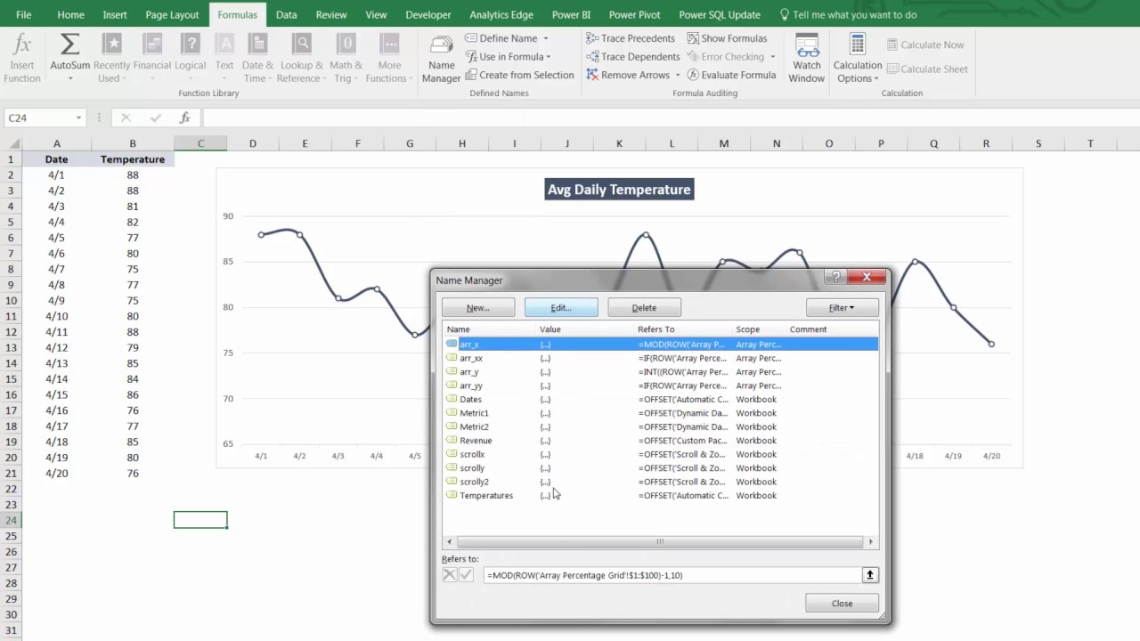 Excel Quick Tip: Automating Charts & Graphs