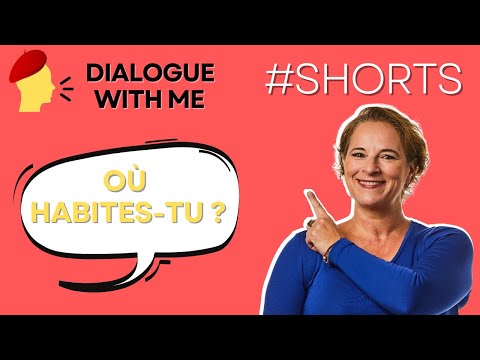 Où habites-tu ? 🌳 🌇 Dialogue EVERYDAY FRENCH with me!