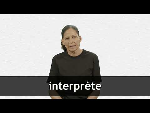 English Translation of “INTERPRÈTE” | Collins French-English Dictionary