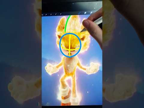 Drawing Super Sonic from Sonic Movie! ⚡️