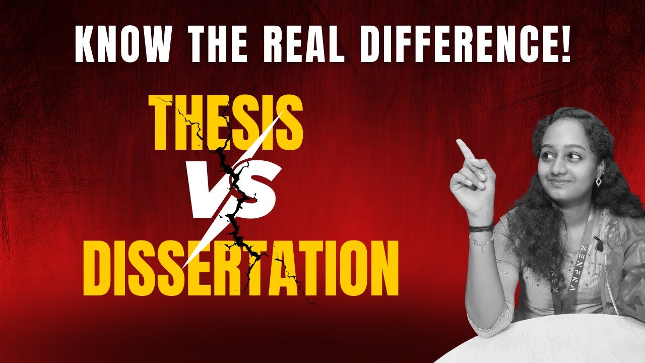 Thesis vs Dissertation: Know the REAL Difference! 📚🎓 | The Truth You Must Know! #kenfra #phd #tips