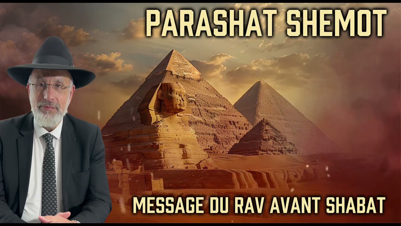 Parashat Shemot 5785 (2025) Message du Rav avant Shabat - ToratHaim