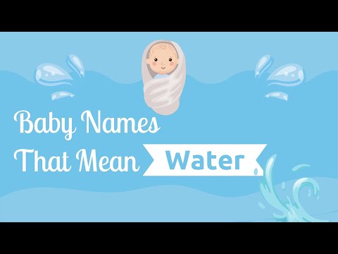 Baby Names That Mean Water