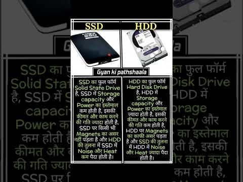 Difference between SSD and HDD || SSD vs HDD || computer Hard drive