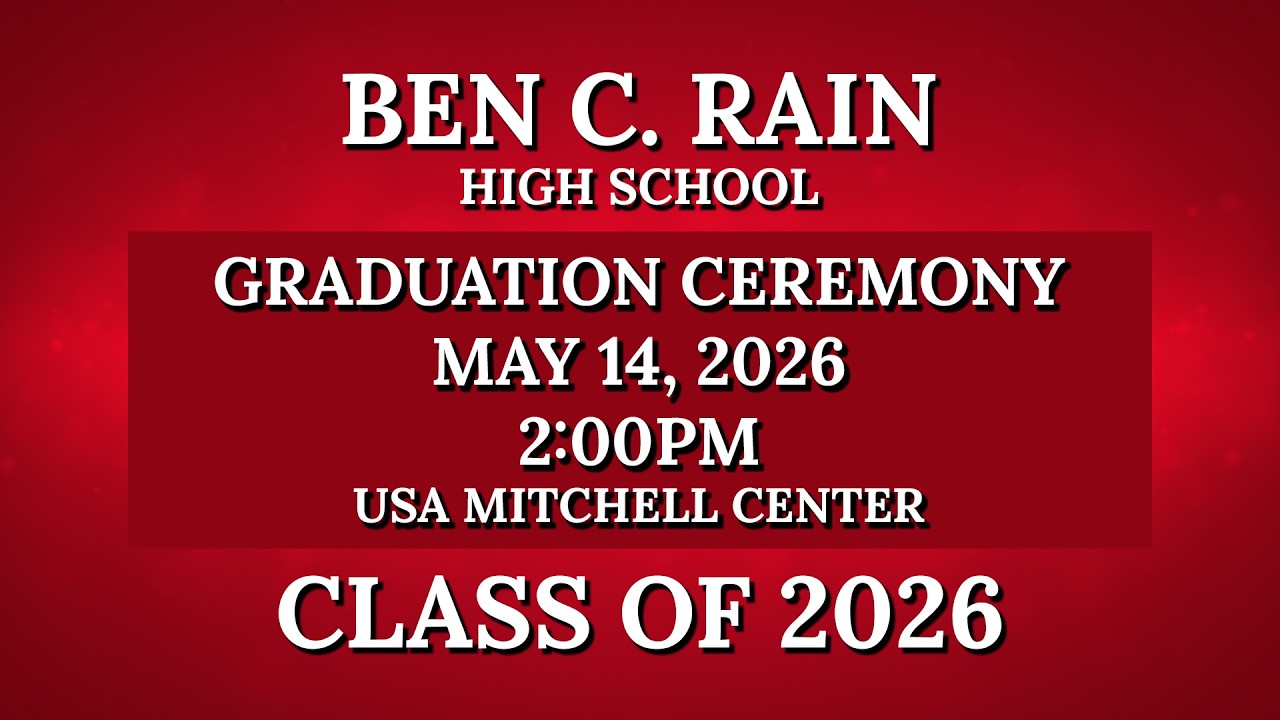 Rain High School Graduation 2026