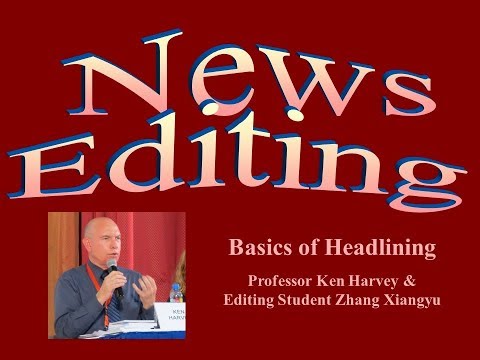 Basics of newspaper headlining