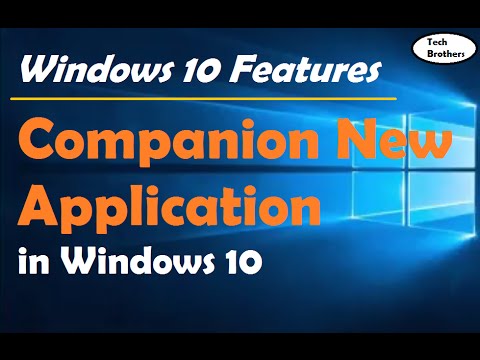 Phone Companion New Application in Windows 10 | Window 10 Features