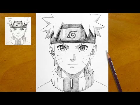 How to Draw Naruto Uzumaki Step by Step || Easy Naruto Sketch || Naruto Drawing Tutorial