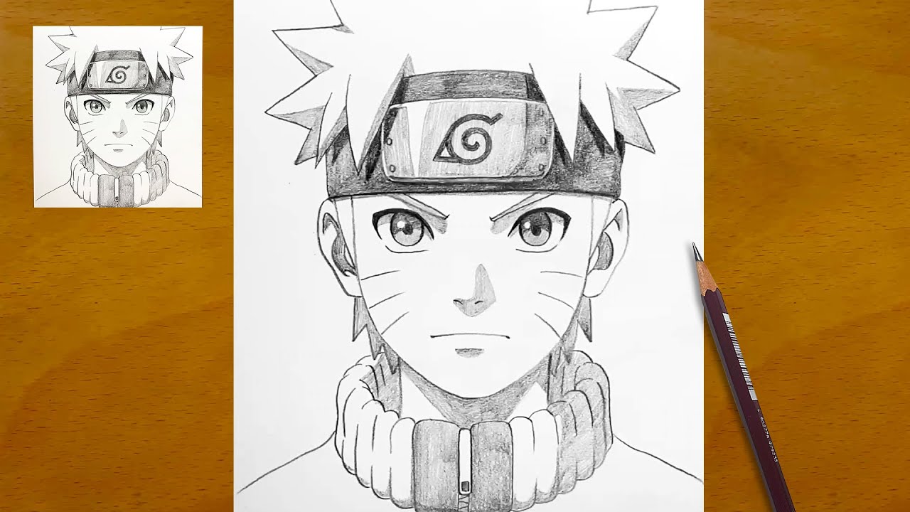 How to Draw Naruto Uzumaki Step by Step || Easy Naruto Sketch || Naruto Drawing Tutorial