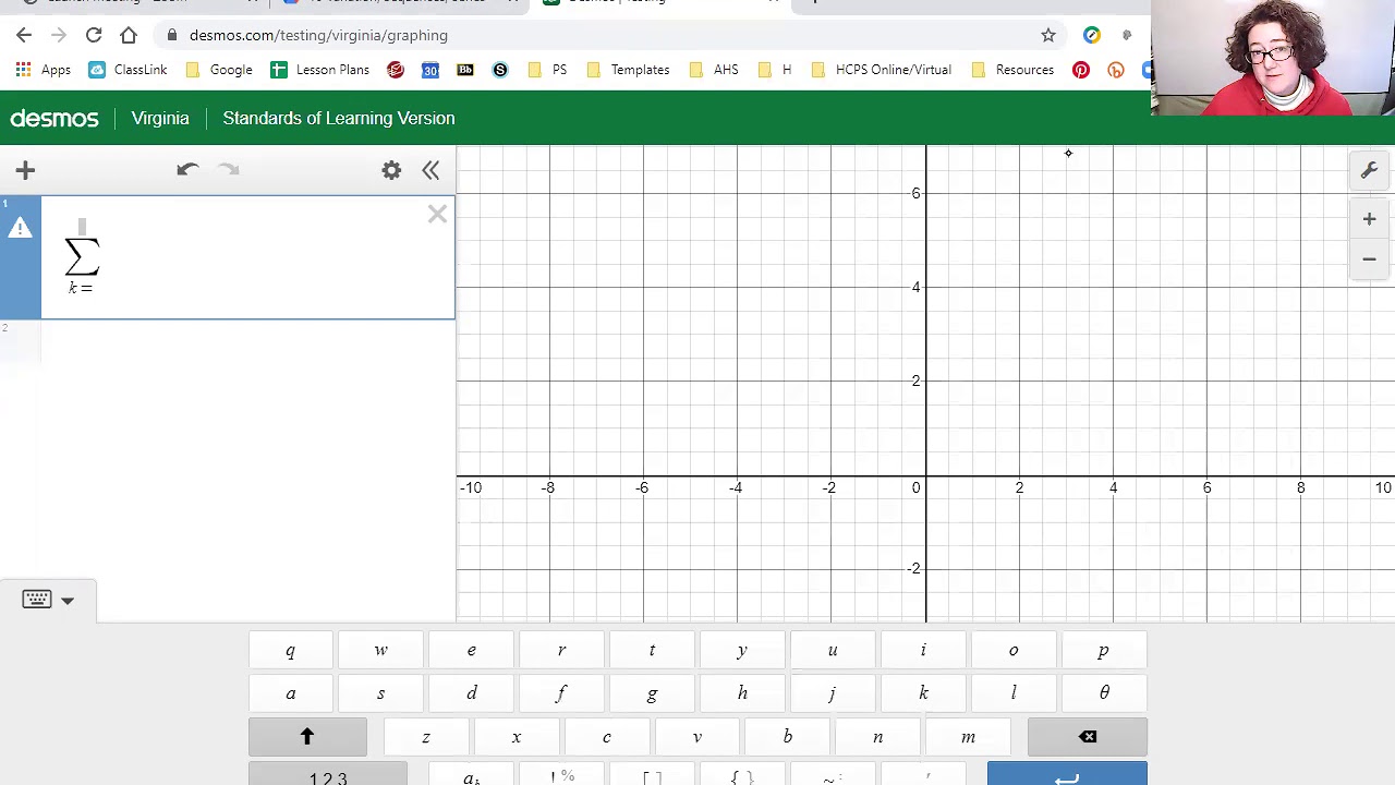 10-2 Reference: Desmos Summation