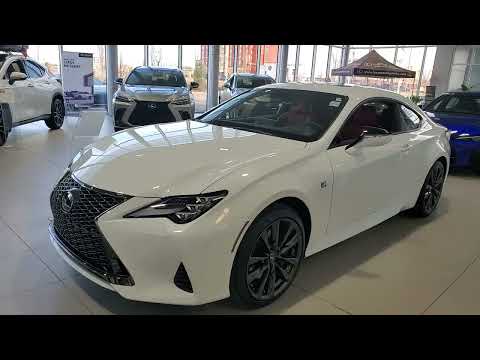 2023 Lexus RC 350 F Sport 3 AWD Review of Features and Walk Around on the Car