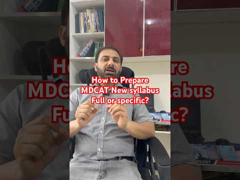 MDCAT New Syllabus | Things to must Know #mdcat2025 #mdcat2025syllabus #drsohaillectures