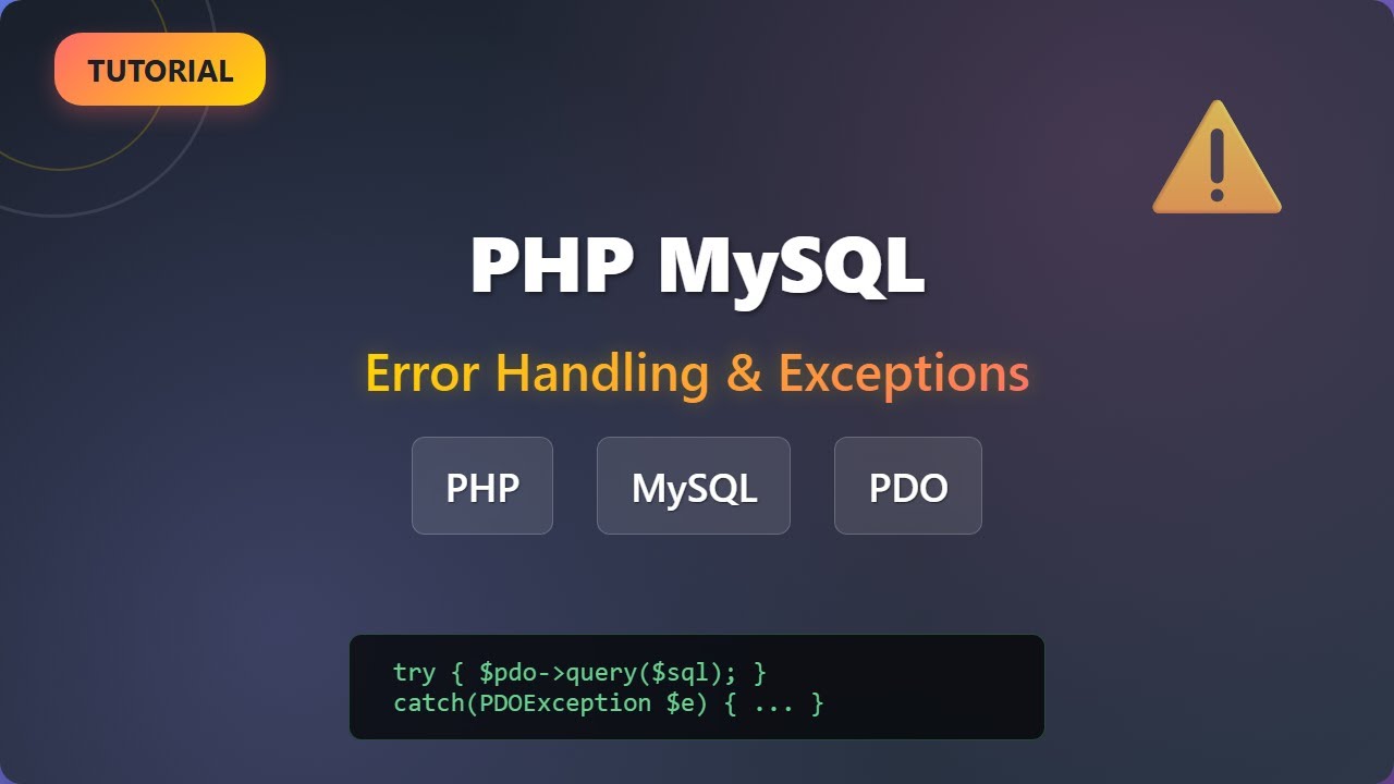 PHP MySQL Error Handling: Beginner's Guide to Database Development