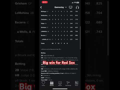 MLB stats!!! #redsox #yankees #mlb #baseball