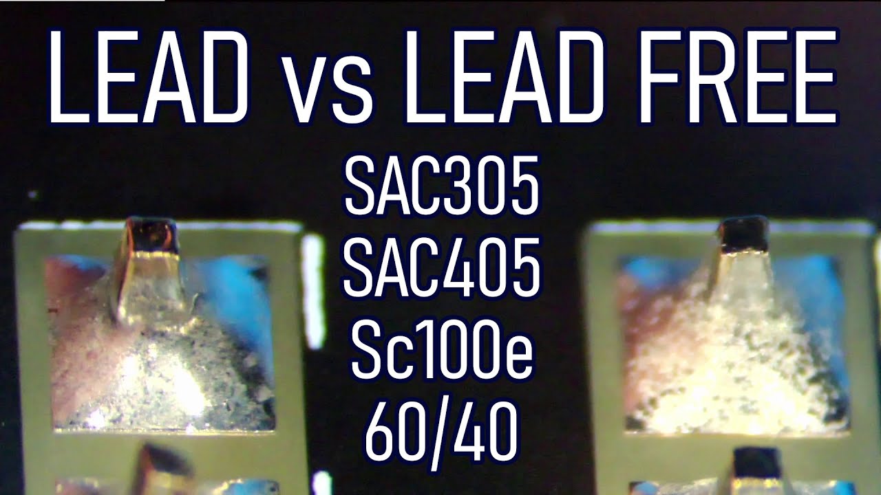 SDG #255 SAC305, SAC405, Sc100e, 60/40 Lead/Lead Free Solder Comparison using SolderKing