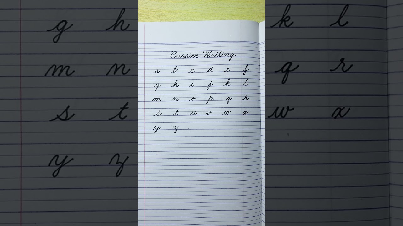 Cursive Writing a to z | Small Letters abcd | Cursive abcd | Cursive Handwriting | Cursive letters