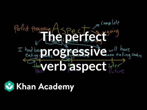 Perfect progressive aspect - The parts of speech - Grammar - Khan ...