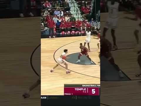 Clifford Omoruyi Throws Down the One Hand Jam vs. Temple | Rutgers Men's Basketball