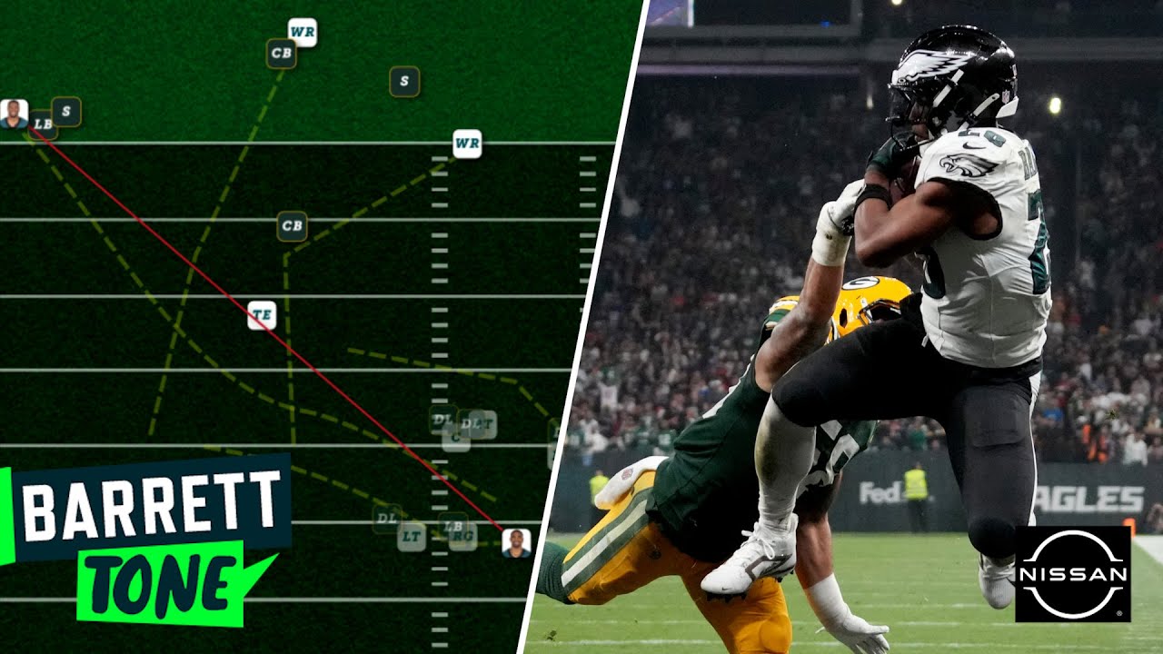 Breaking down Saquon Barkley's first touchdown with the Eagles | Barrett Tone