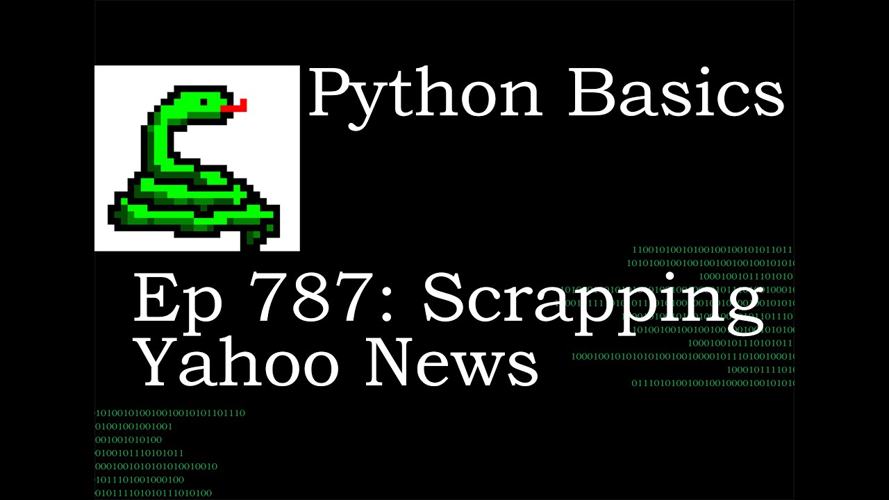 Python Basics Tutorial Web Scrapping Headlines From Yahoo News || BeautifulSoup