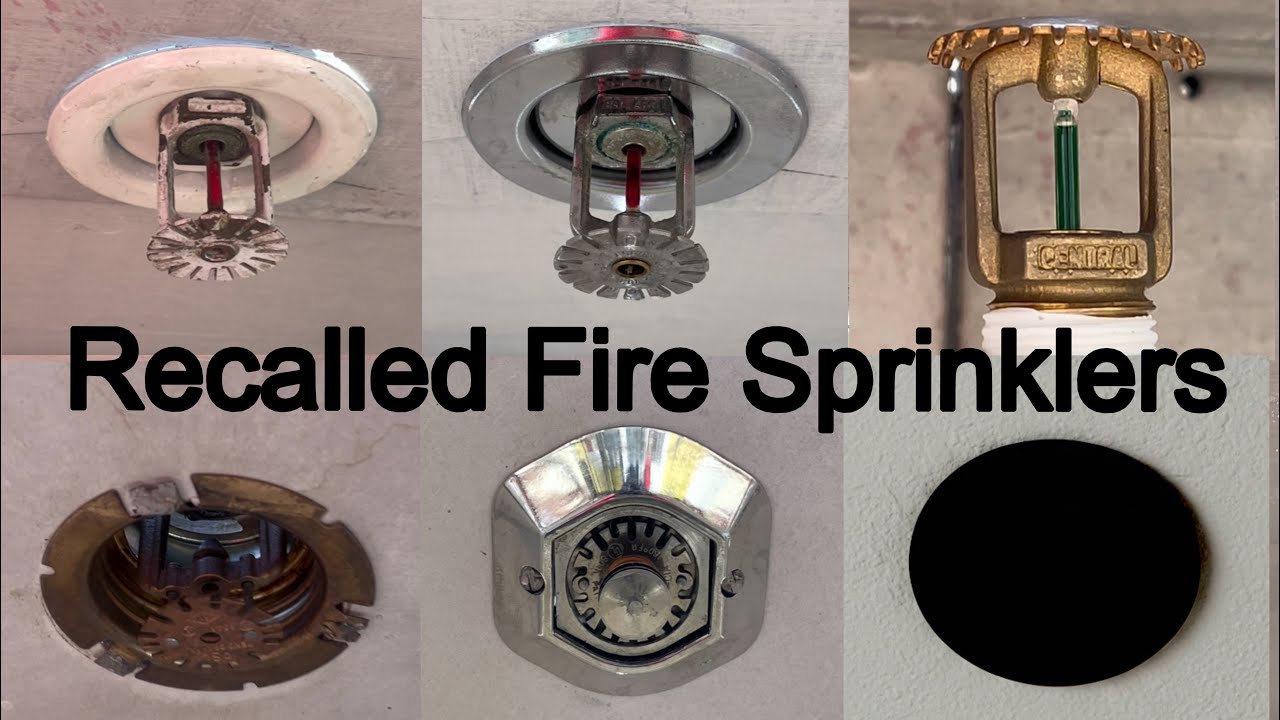 Testing Recalled Fire Sprinklers with Actual Fire | The Dangers of Recalled Sprinkler Heads 