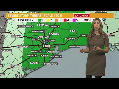 Houston weather: Off-and-on showers and storms this weekend