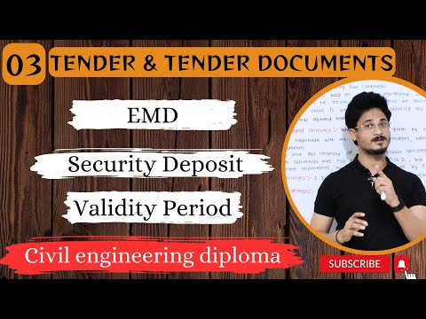 03* Earnest Money Deposit | EMD | security deposit | validity period | CAA | civil diploma#education
