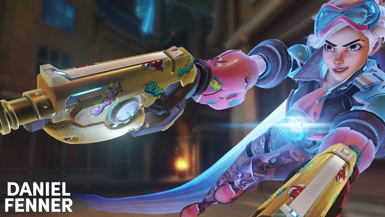 New Tracer comic skin ranked | Overwatch