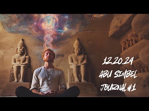 "24 strand DNA" - David Gunn journal entry Abu Simbel Egypt