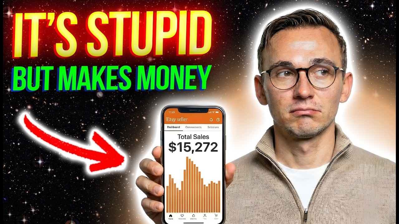 How to Make $15K/Month Selling AI PNGs on Etsy [This Feels Like Cheating]