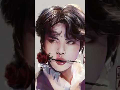 BTS JIN ANIME PIC #shorts