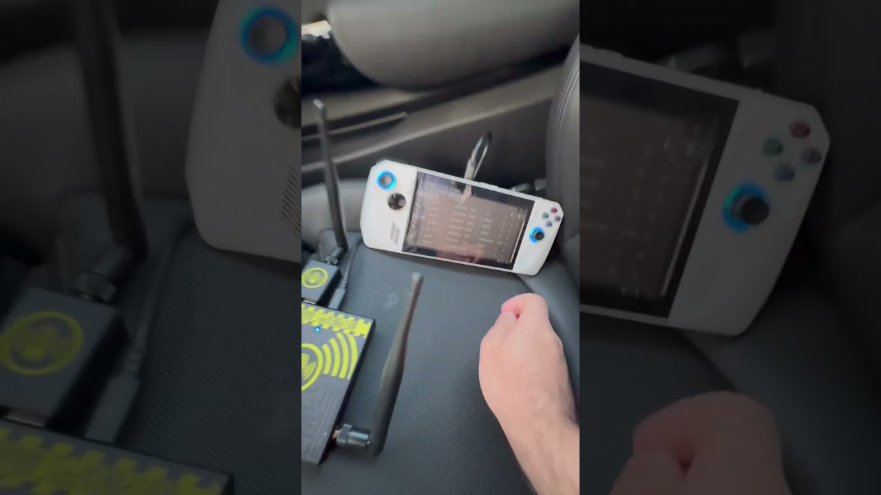 Wardriving WiFi Pineapple and Ally. #cybersecurity #hackingtools @hak5 #hak5 #hacker #shorts