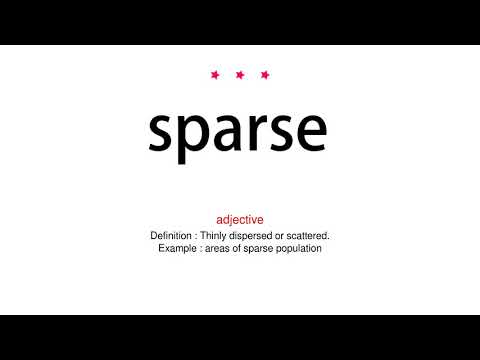 How to pronounce sparse - Vocab Today