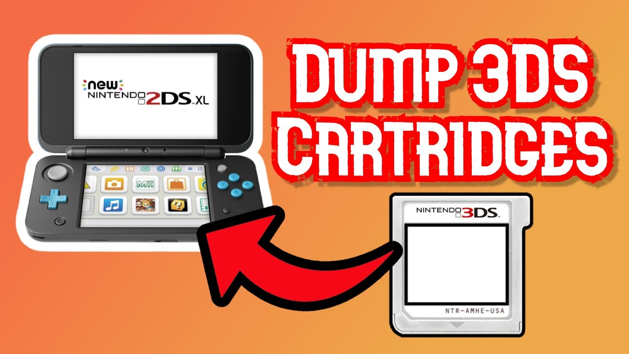 How to Backup/Dump 3DS Cartridges to SD Card