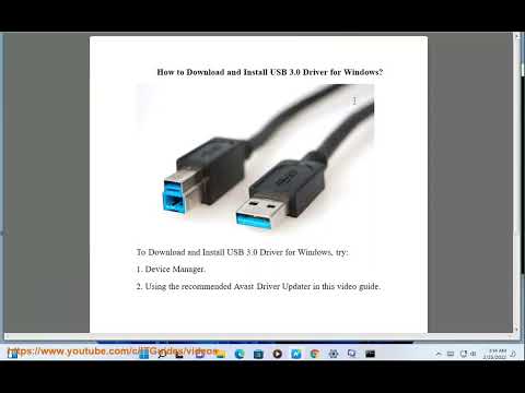 Download & Install USB 3.0 Driver for Windows