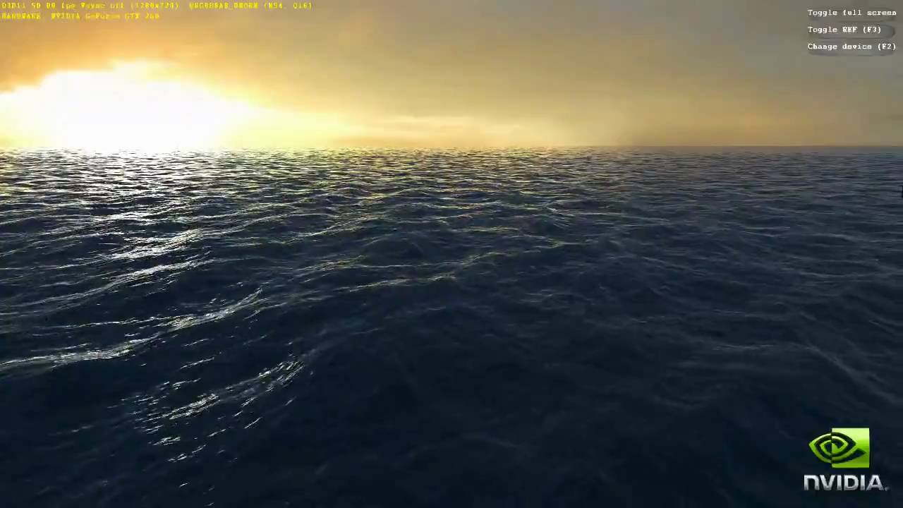 NVIDIA Ocean Simulation using DX Compute
