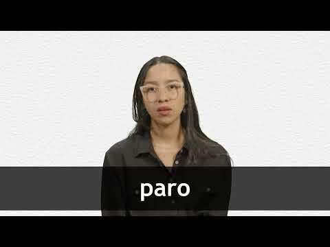 English Translation of “PARO” | Collins Spanish-English Dictionary