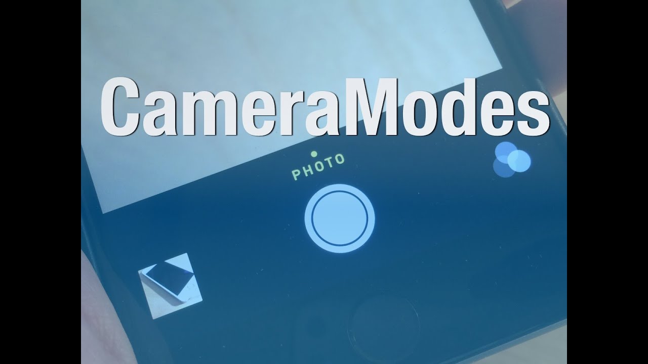 New Tweak: CameraModes