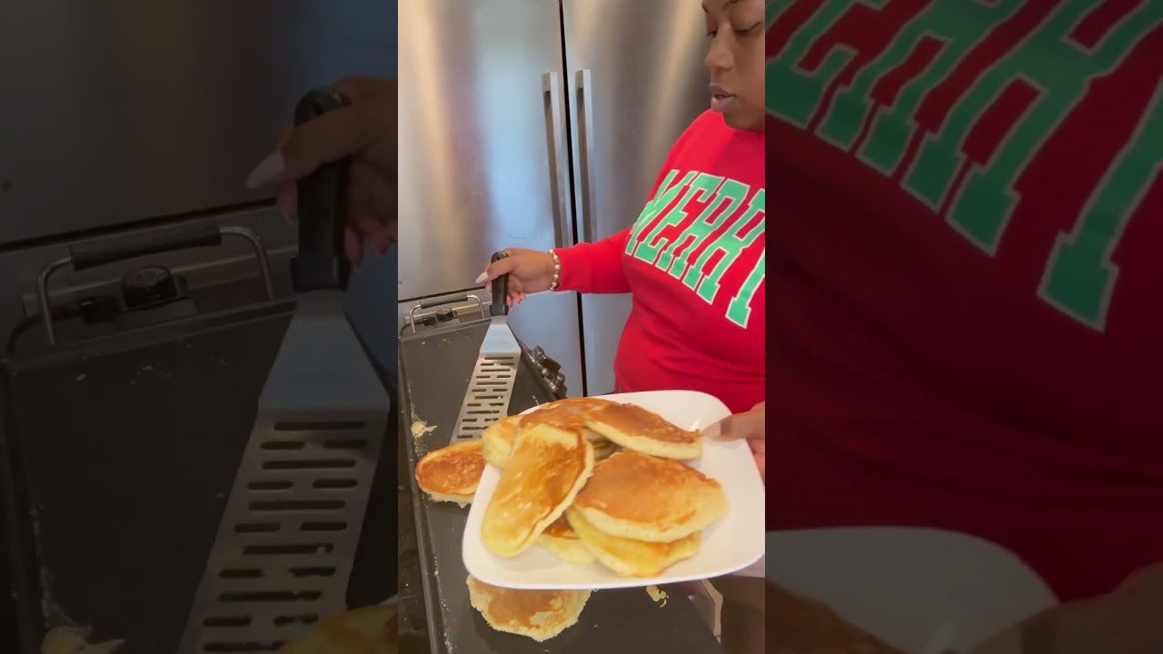 Saturday morning pancakes for my family of 11. #largefamily #bigfamily #breakfast