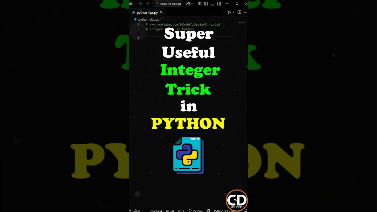 Python Integer Trick #python #programming #coding
