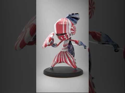 Free STL file The Peppermint Knight Cute Candy Toy 🍬 (OBJ)・3D printable ...