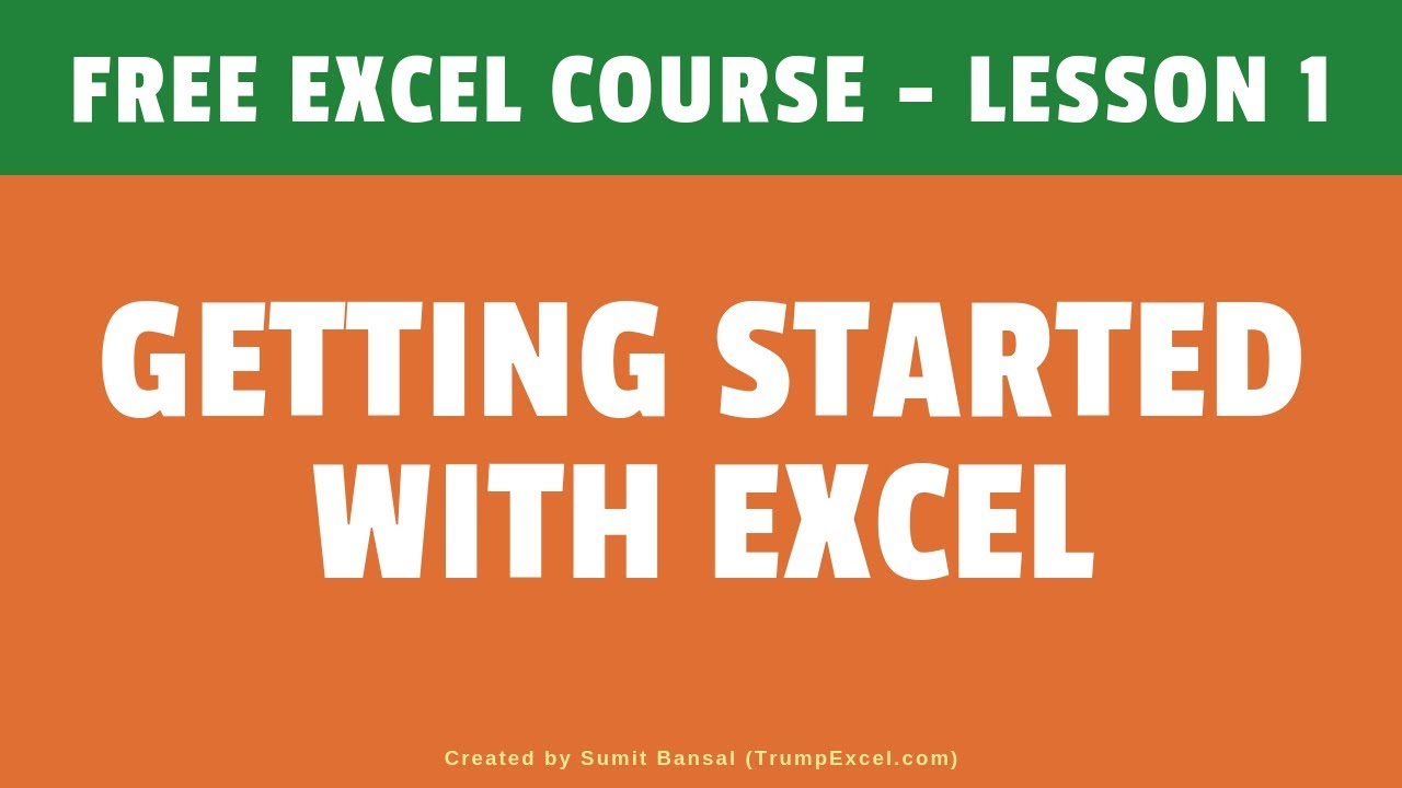 A Comprehensive Guide to Getting Started with Excel for Beginners ...