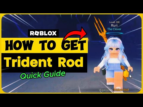 How To Get Trident Rod in FISCH! | Ultimate Guide + Showcase!!