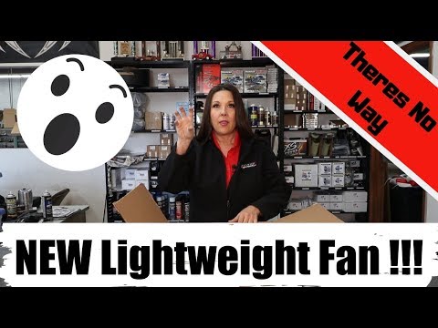 NEW PRODUCT! Lightest Racing Fan Ever!