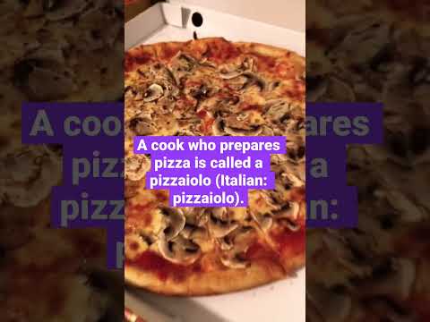 What is the name of a cook who prepares pizza? #pizza