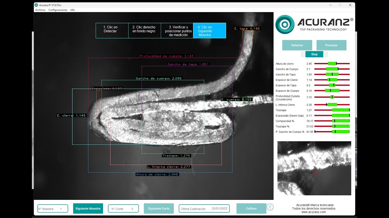 OptiSeam AI-HD: Cheapest double seam inspection system for QA / QC on 3pc and 2pc cans (ENG)