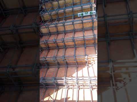 Reinforcement steel of Zigzag stairs..